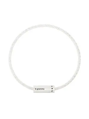 Le Gramme Le 9g Brushed Cable Bracelet - Silver
