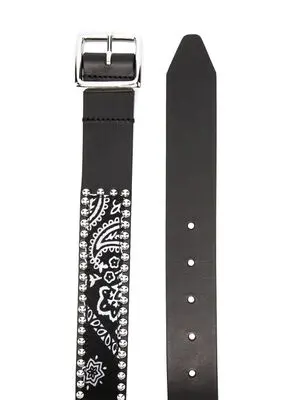 HTC LOS ANGELES Studded Leather Belt