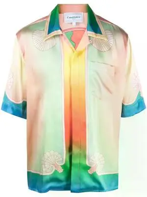 Casablanca Contrasting-print Shirt