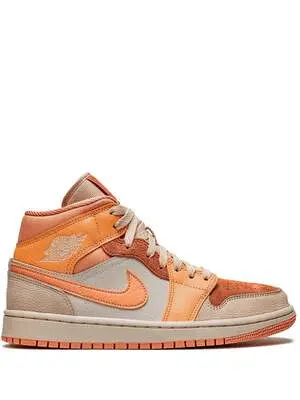 JORDAN Air 1 Mid Sneakers - Orange