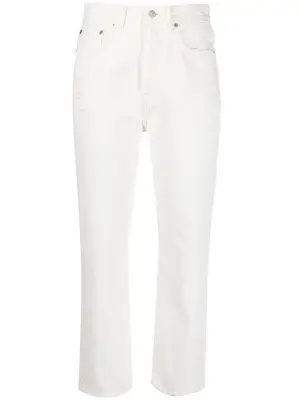 Acne Studios Mece Cropped Straight-leg Jeans