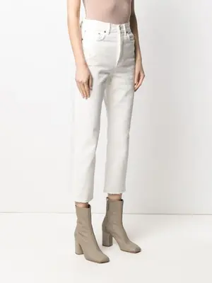 Acne Studios Mece Cropped Straight-leg Jeans