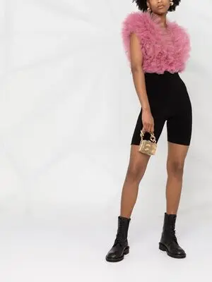 Alchemy Fashions X Lia Aram Ruffled Bodysuit - Pink