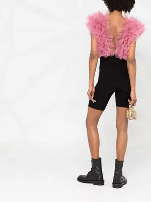 Alchemy Fashions X Lia Aram Ruffled Bodysuit - Pink