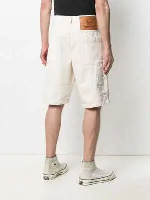 DIESEL® Panelled Knee-length Denim Shorts