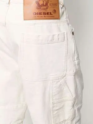 DIESEL® Panelled Knee-length Denim Shorts