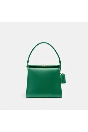 Coach Turnlock Shoulder Bag - Green | Editorialist
