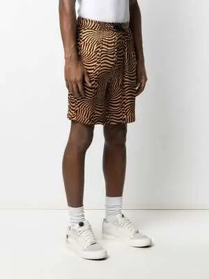 GARCONS INFIDELES Psycho Abstract-print Shorts