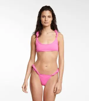 Attico Halterneck Bikini Top