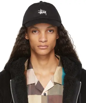 StÜssy Stüssy White Stock Cap - Blac Black