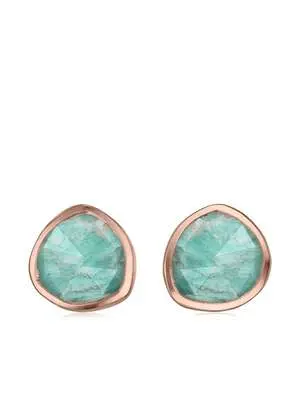 Monica Vinader Siren Stud Earrings Blue
