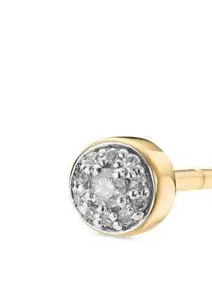 Monica Vinader Fiji Tiny Button Diamond Earrings