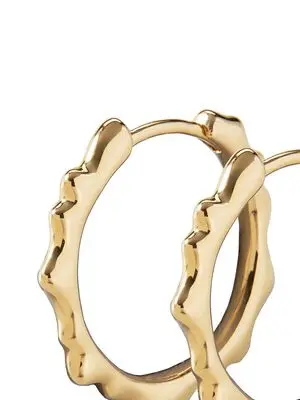 Monica Vinader Siren Muse Hoop Earrings - Gold
