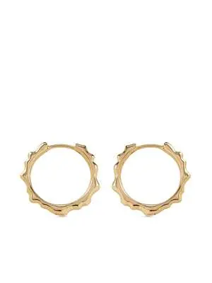 Monica Vinader Siren Muse Hoop Earrings - Gold
