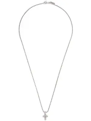 Emanuele Bicocchi Diamond Cross Pendant Necklace