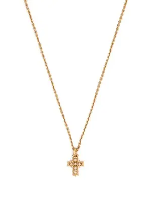 Emanuele Bicocchi Diamond Cross Pendant Necklace - Gold