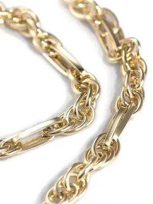 Lauren Rubinski 14kt Yellow Mixed Link Chain Necklace