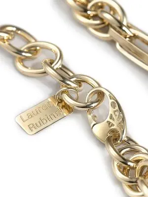 Lauren Rubinski 14kt Yellow Mixed Link Chain Necklace