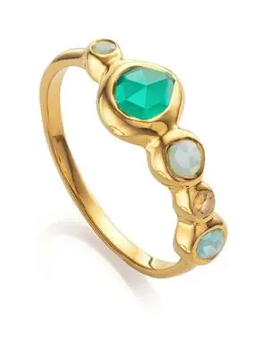 Aqua Marine Rings