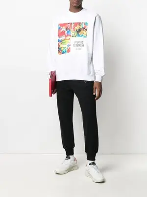 Opening Ceremony Logo-embroidered Cotton Track Pants