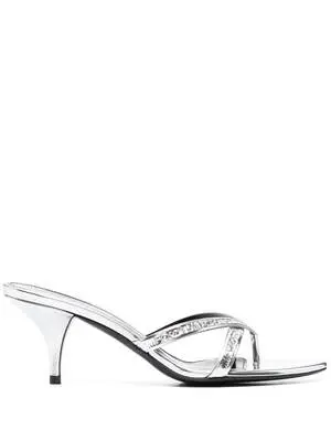 TOM FORD Metallic Leather Sandals