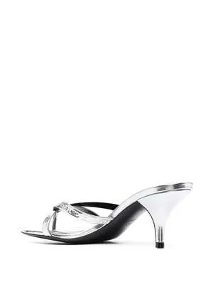 TOM FORD Metallic Leather Sandals