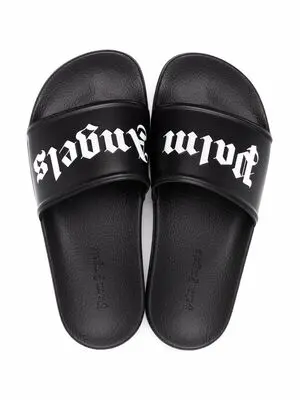 Palm Angels Logo-print Pool Slides