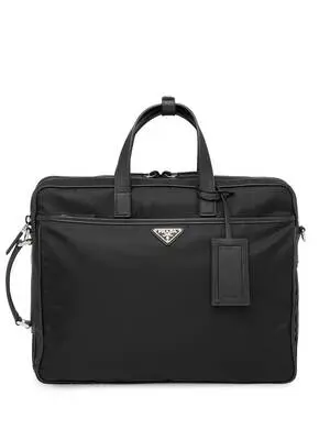 Prada Re-nylon And Saffiano Leather Briefcase