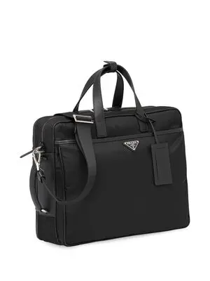 Prada Re-nylon And Saffiano Leather Briefcase