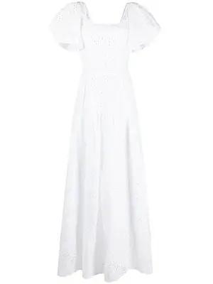Alberta Ferretti Embroidered Maxi Dress