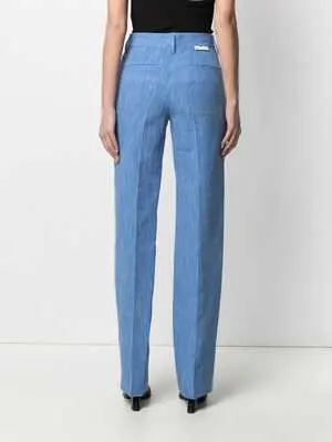 Off-White Logo-print Straight-leg Trousers
