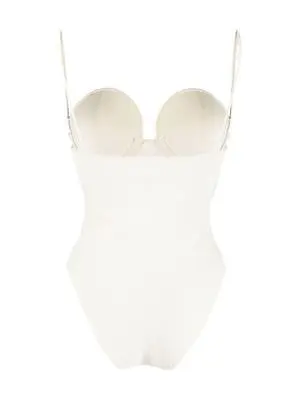 Magda Butrym Sweetheart Neckline One-piece Swimsuit - Neutrals