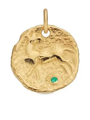 Monica Vinader Siren Large Coin Pendant - Gold