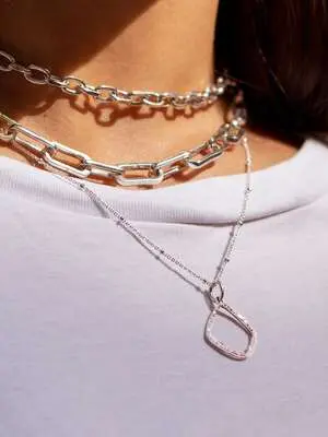 Monica Vinader Riva Diamond Pendant Charm