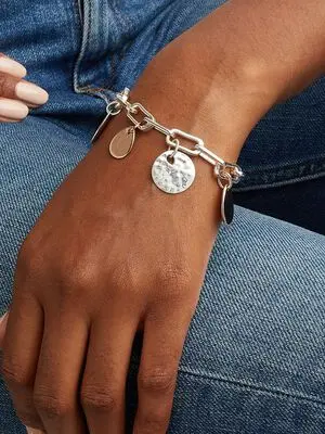Monica Vinader Ziggy Round Pendant Charm