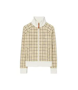 Tory Burch Yarn-dyed Double Knit Track Jacket