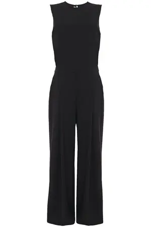 Alexander McQueen Satin-crepe Wide-leg Jumpsuit