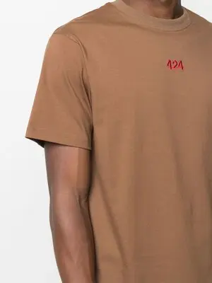 424 Embroidered Micro Logo T-shirt