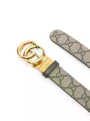 Gucci Gg Supreme Canvas Reversible Belt