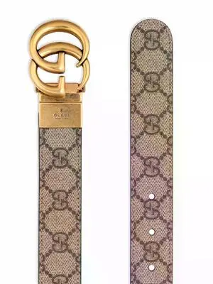 Gucci Gg Supreme Canvas Reversible Belt