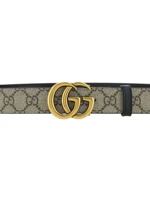 Gucci Gg Marmont Reversible Belt