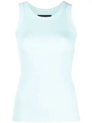 STYLAND Fitted Tank Top - Blue