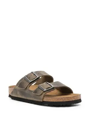 BIRKENSTOCK Arizona Leather Sandals - Green