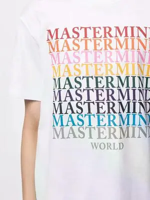 MASTERMIND WORLD Skull Logo-print Cotton T-shirt - White