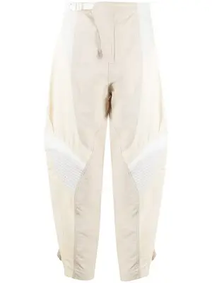 Stella McCartney Panelled Tapered Trousers - Neutrals