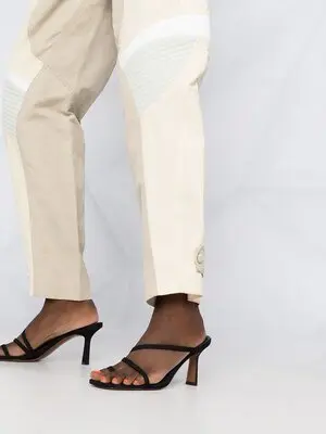 Stella McCartney Panelled Tapered Trousers - Neutrals