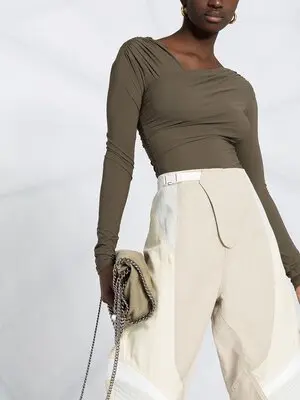 Stella McCartney Panelled Tapered Trousers - Neutrals