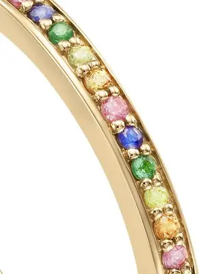 Monica Vinader Skinny Sapphire Eternity Ring - Gold