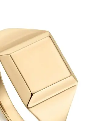 Monica Vinader Signature Signet Ring - Gold