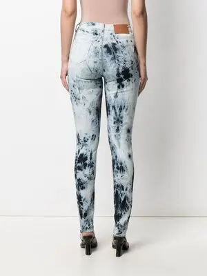 Philipp Plein High-waisted Skinny Jeggings - Blue